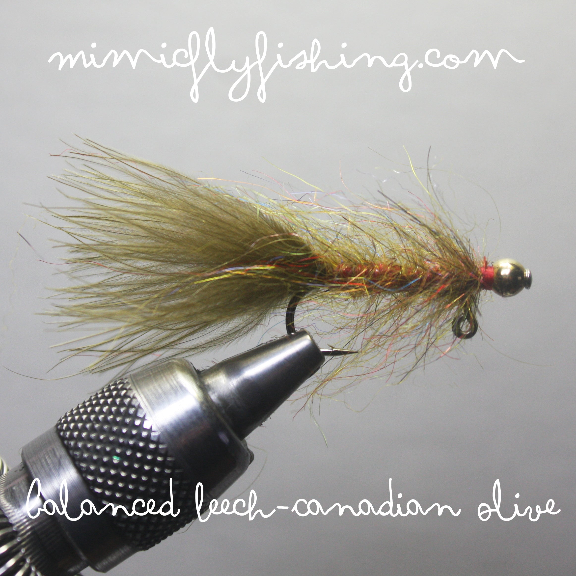 Balanced Leech - Canadian Olive – Mimic Fly Fishing