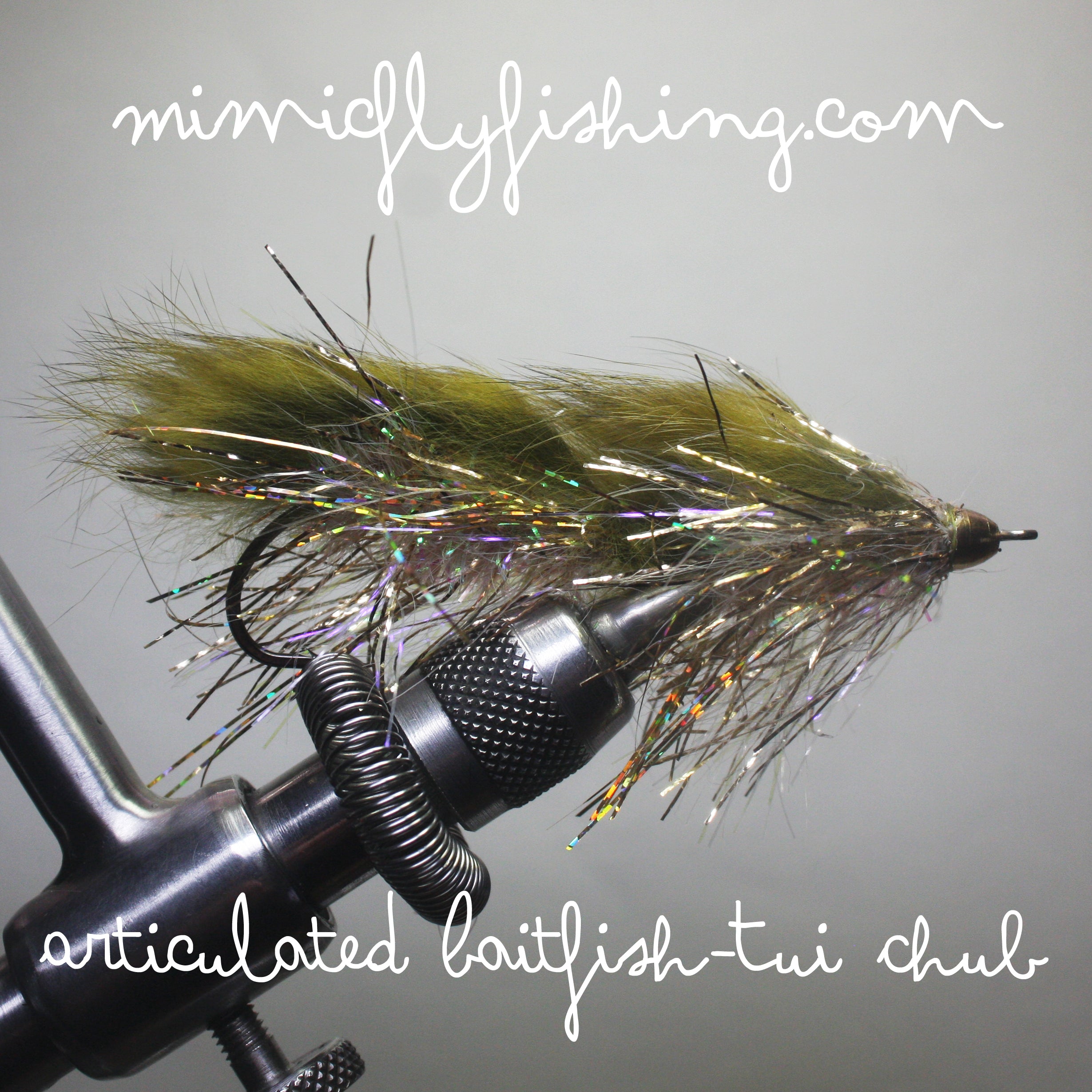 Jan's Articulated Baitfish - Tui Chub – Mimic Fly Fishing