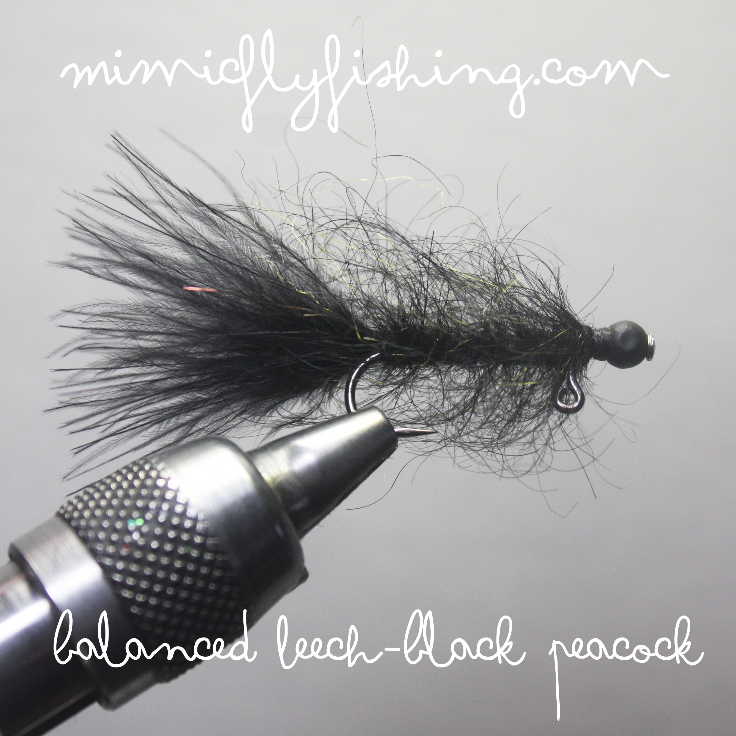 Balanced Leech - Black Peacock – Mimic Fly Fishing