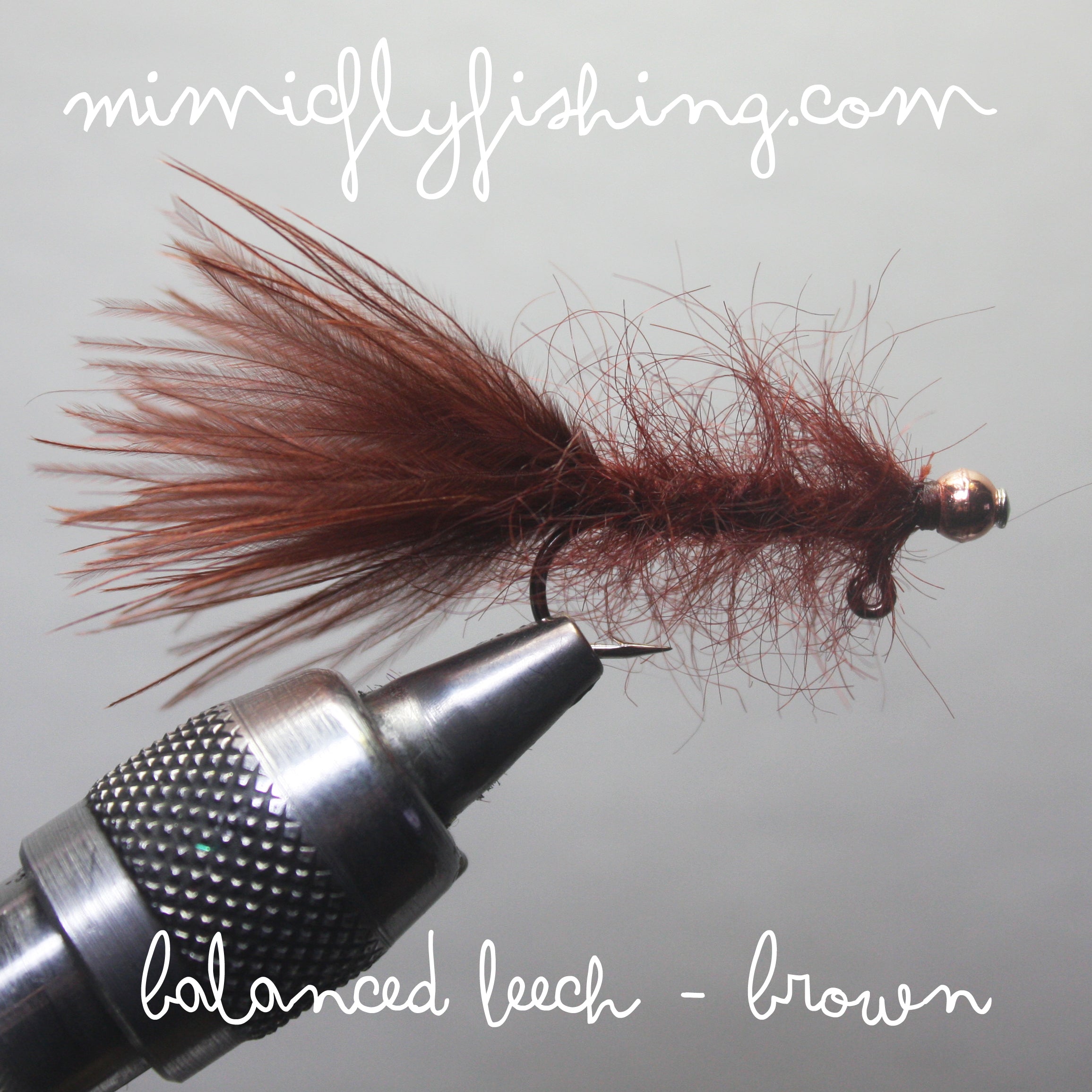 Balanced Leech - Brown – Mimic Fly Fishing