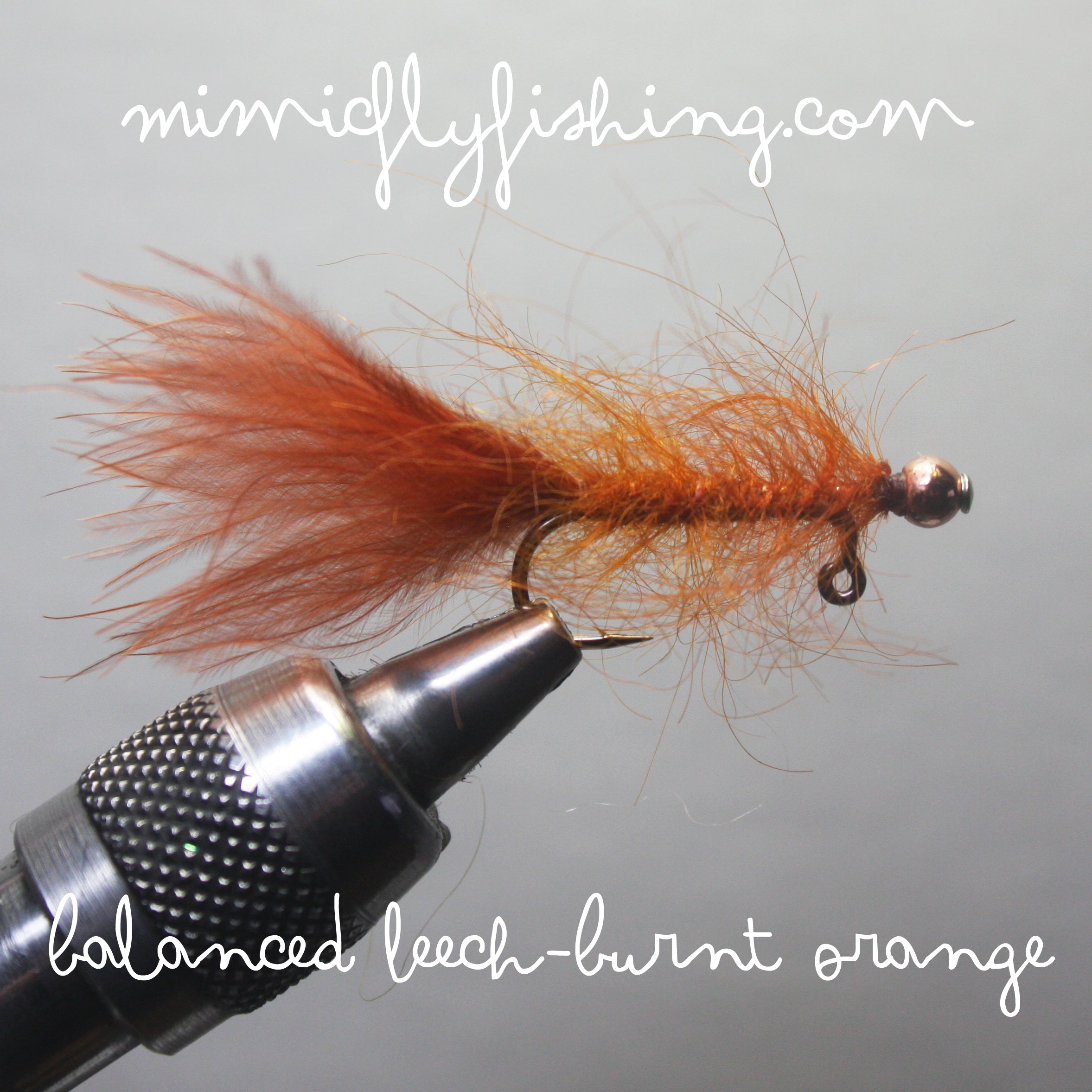 Balanced Leech - Burnt Orange – Mimic Fly Fishing