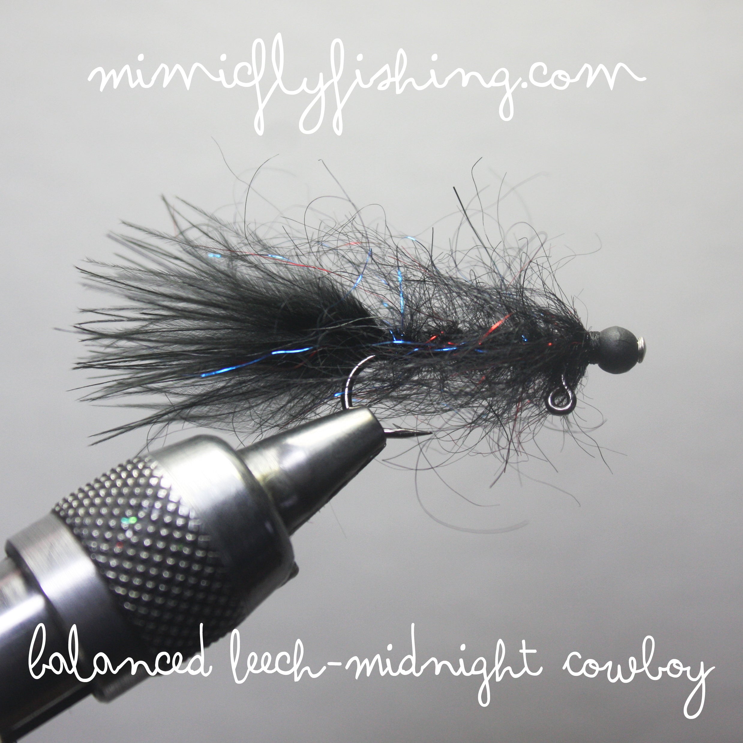 Balanced Leech - Midnight Cowboy – Mimic Fly Fishing