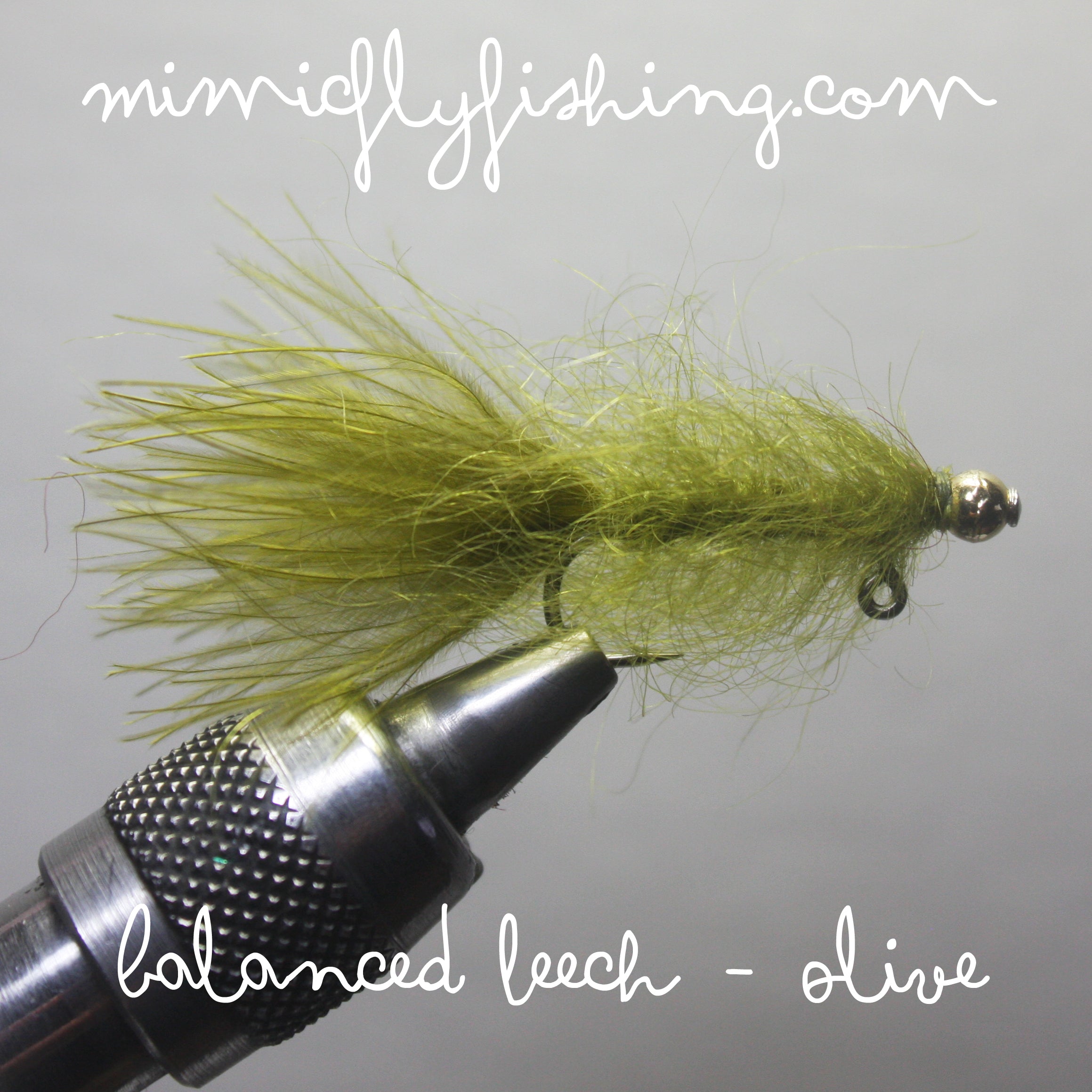 Balanced Leech - Olive – Mimic Fly Fishing