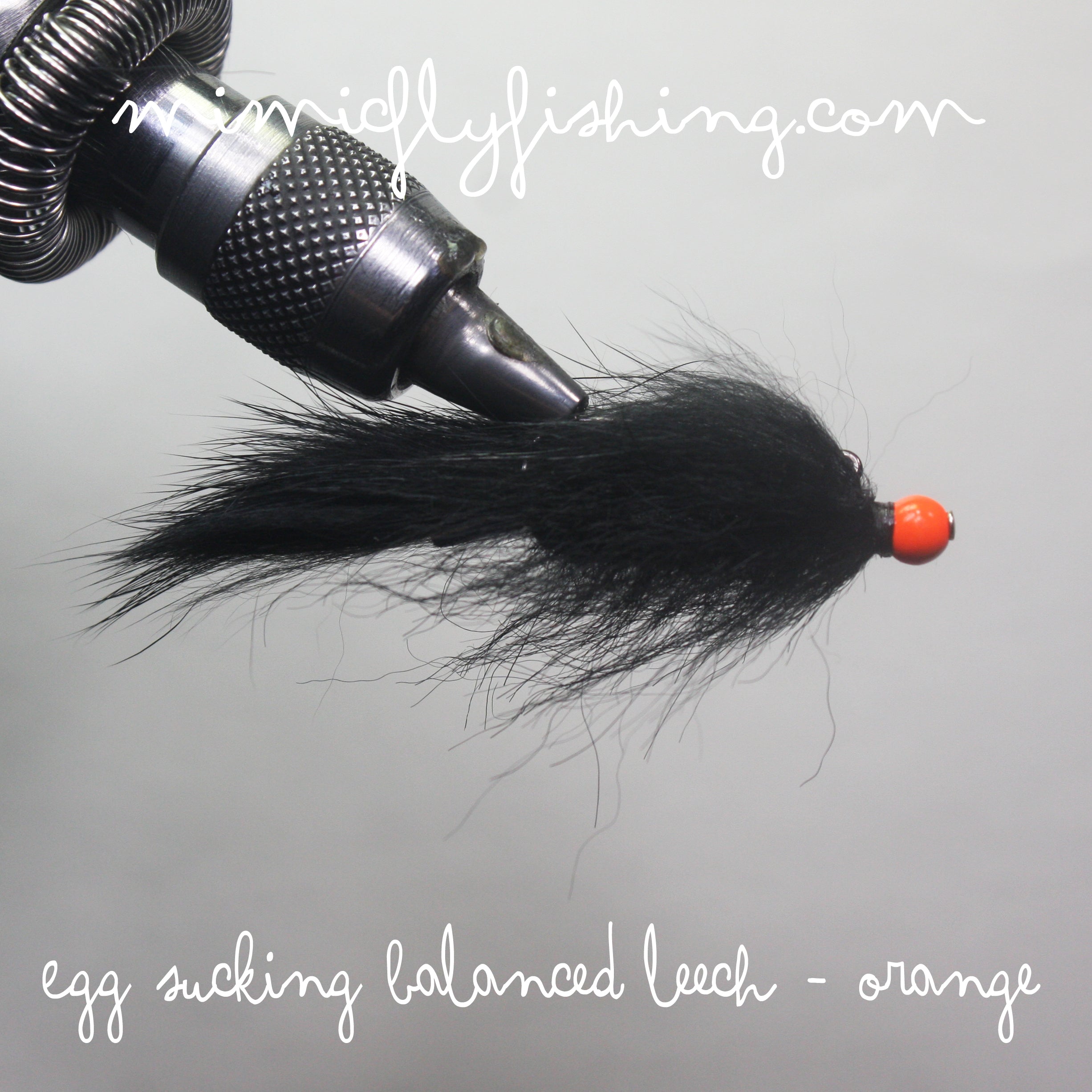 Egg Sucking Balanced Leech - Orange – Mimic Fly Fishing