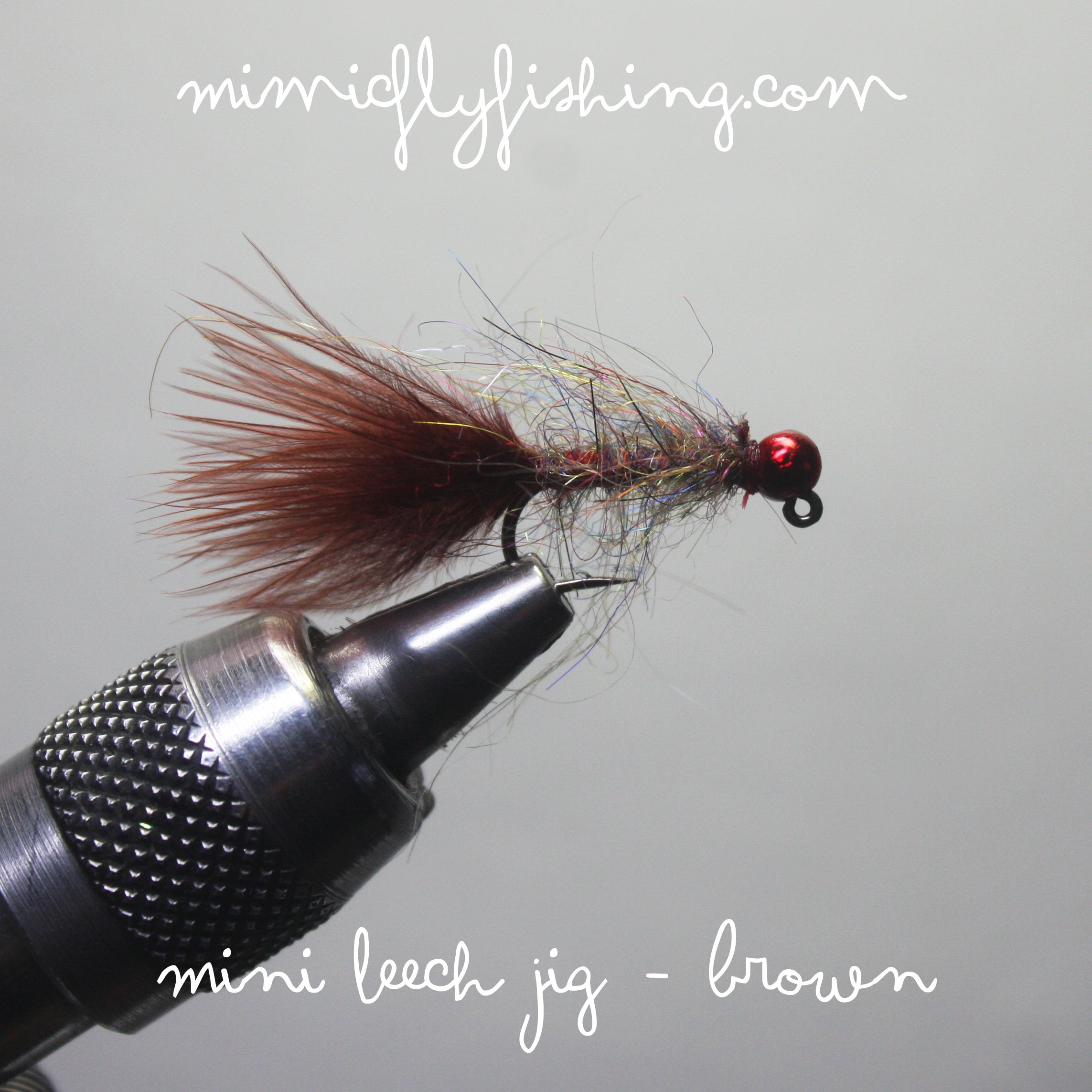 Mini Leech Jig - Brown – Mimic Fly Fishing