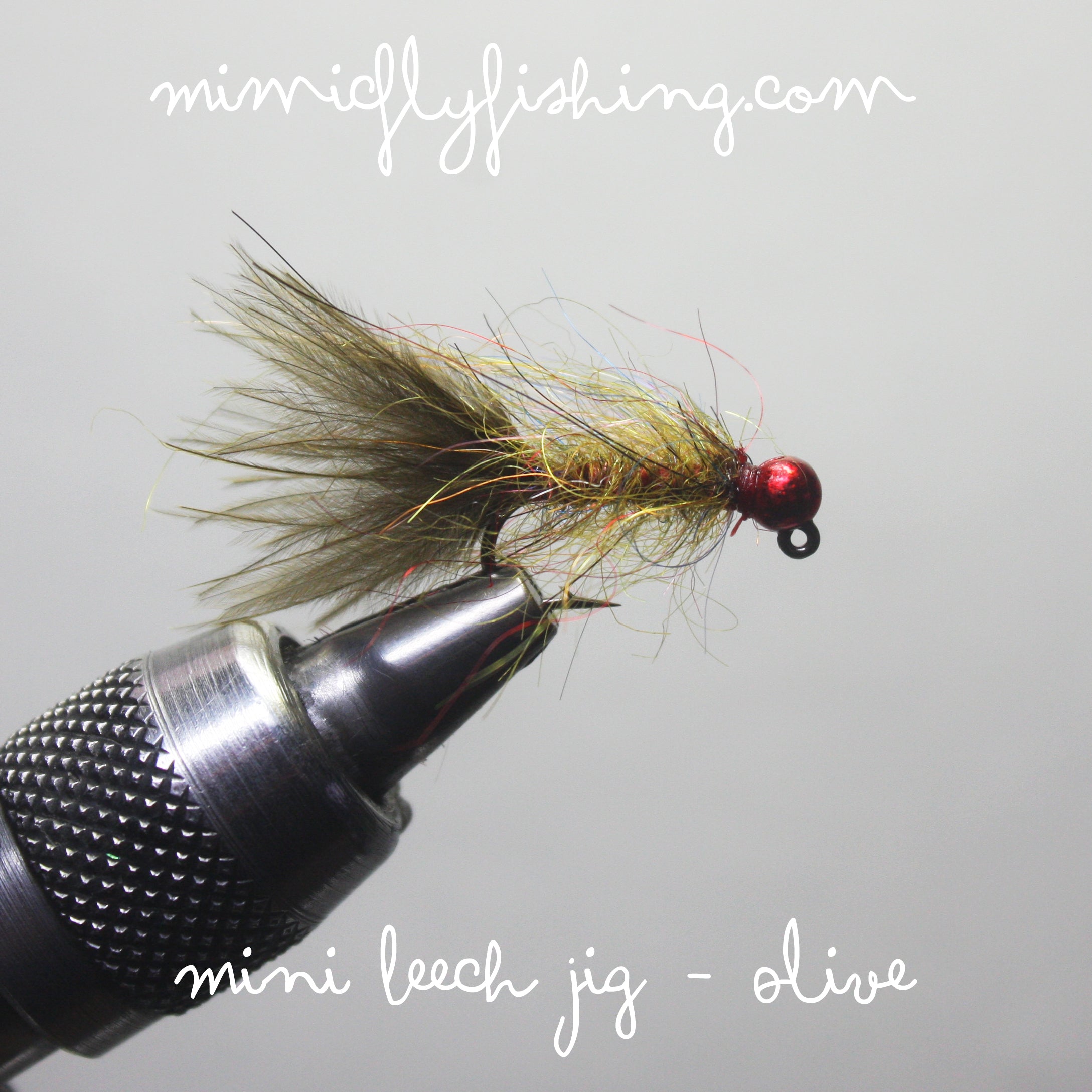 Mini Leech Jig - Olive – Mimic Fly Fishing