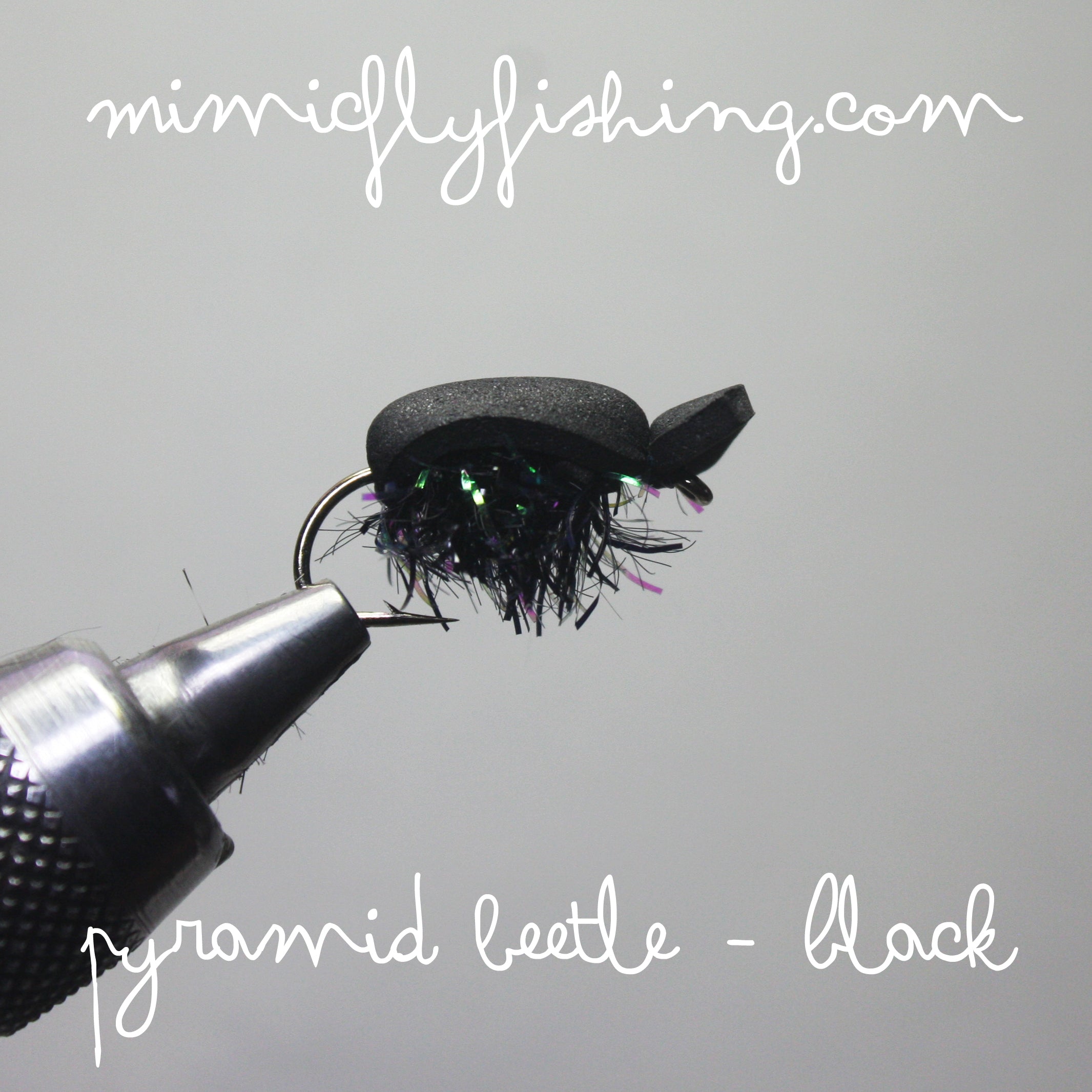 Pyramid Beetle - Black – Mimic Fly Fishing