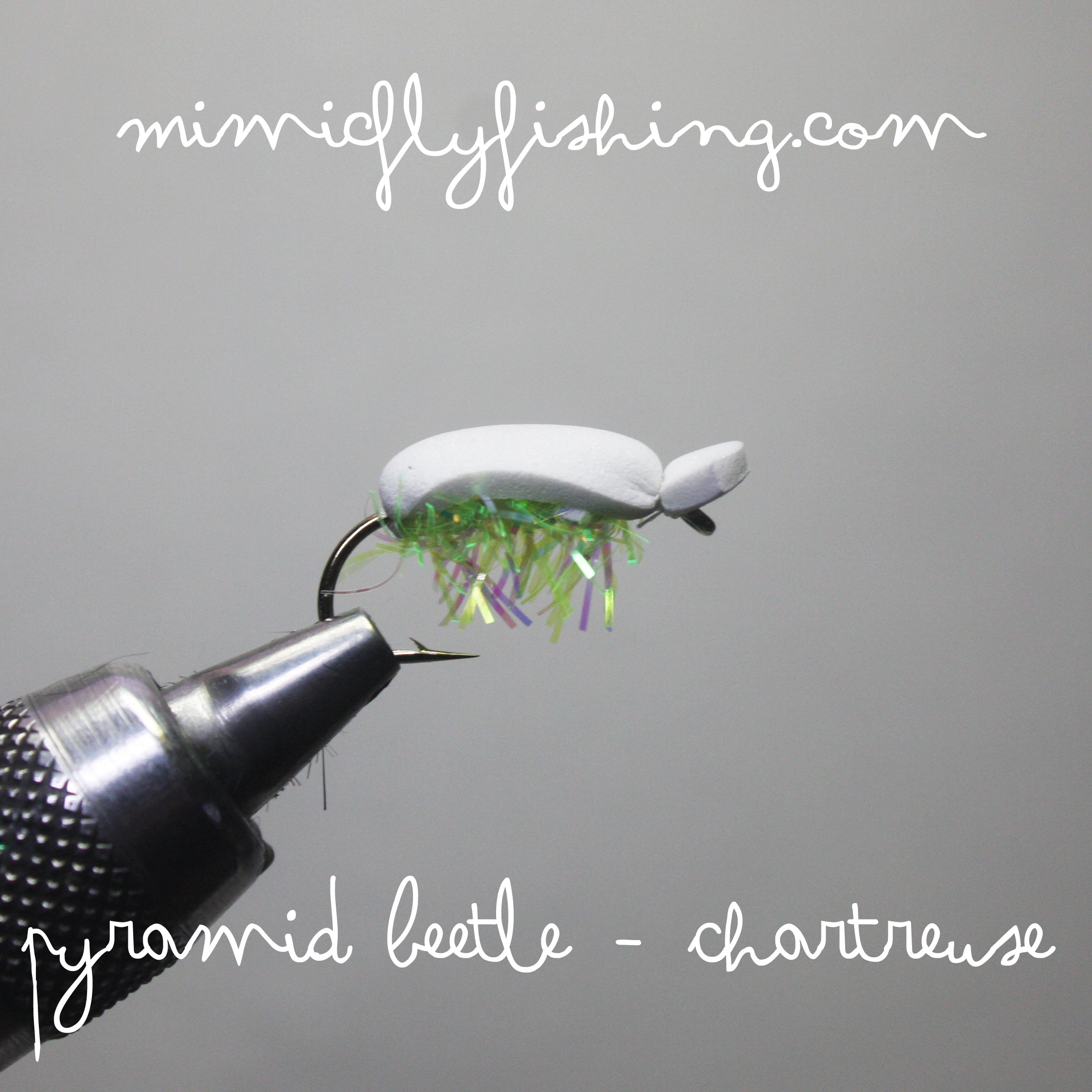Pyramid Beetle - Chartreuse – Mimic Fly Fishing