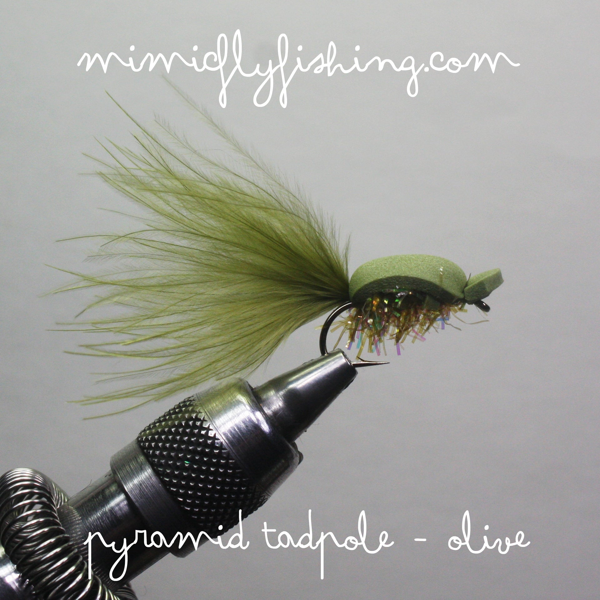 Pyramid Tadpole - Olive – Mimic Fly Fishing