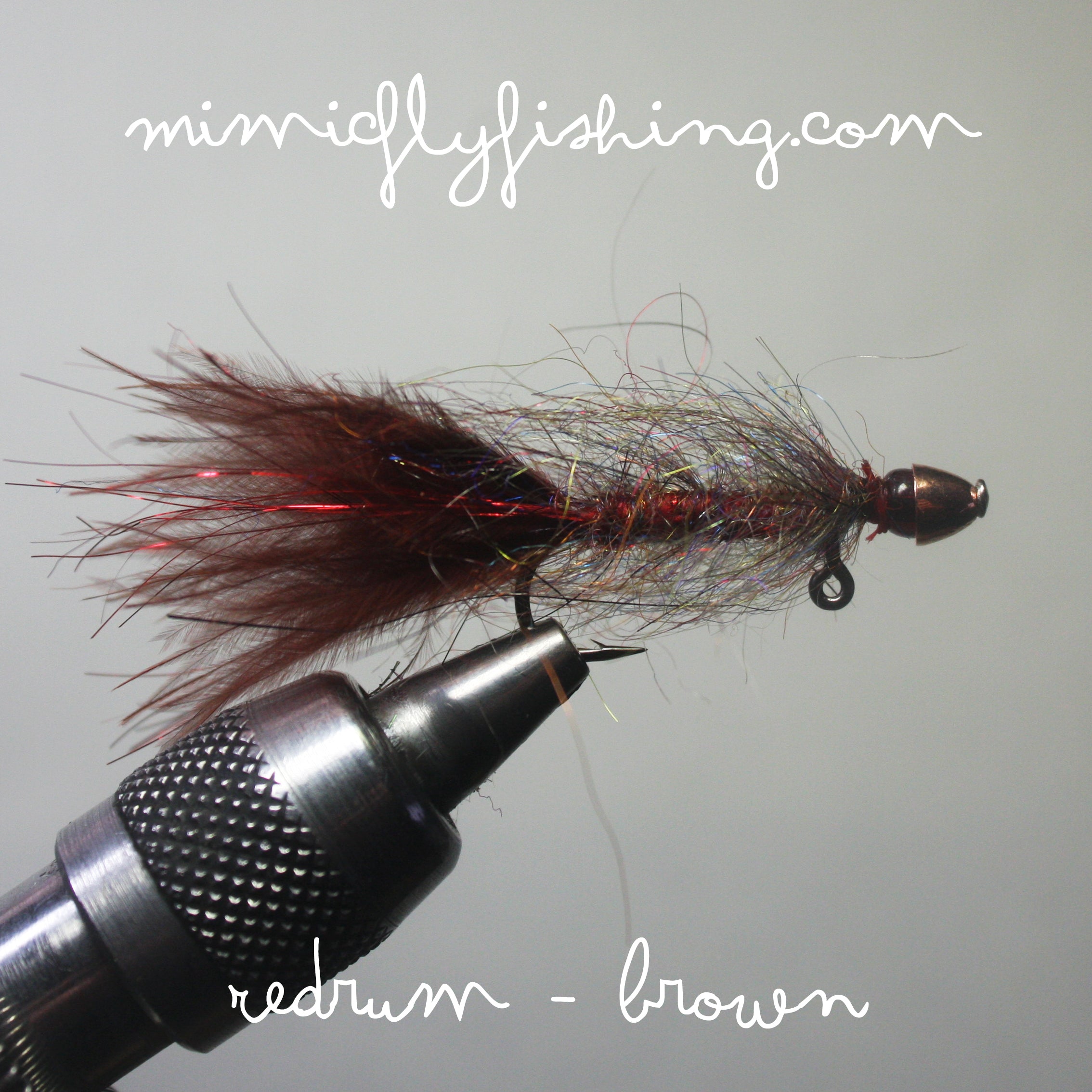 Redrum Balanced Leech - Canadian Brown – Mimic Fly Fishing